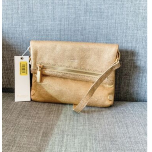 Hammitt | Bags | Nwt Hammitt Vip Small Gold Suede Leather Crossbody ...